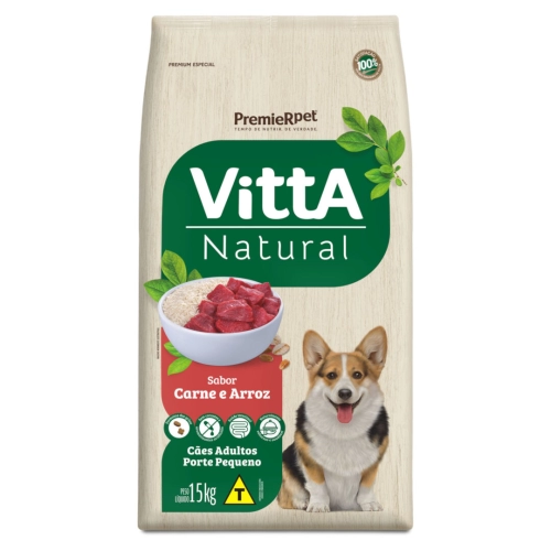 Vitta Natural Adulto Racas Peq Car/Arr 15Kg